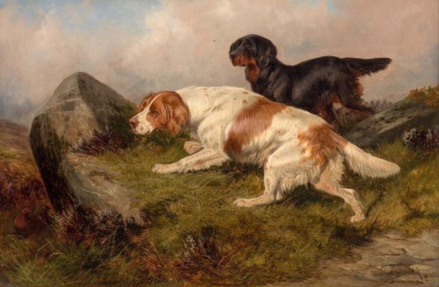 Colin Graeme Roe | Closing In - Two Setters (1889) | MutualArt