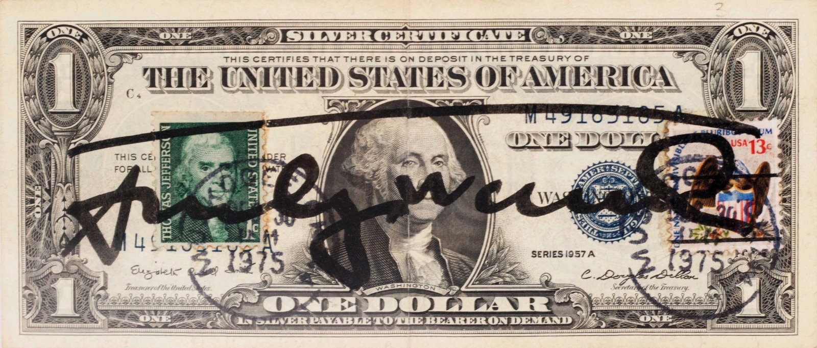 Andy Warhol | One Dollar Bill (1975) | MutualArt