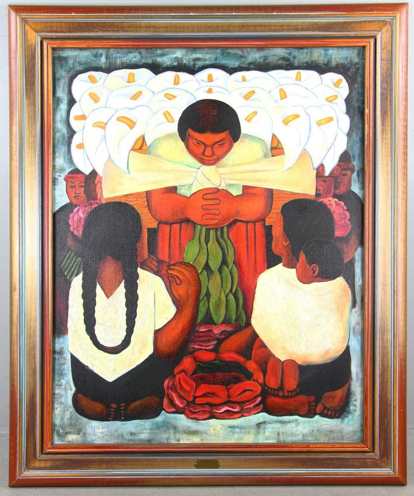 Diego Rivera | Flower Day | MutualArt