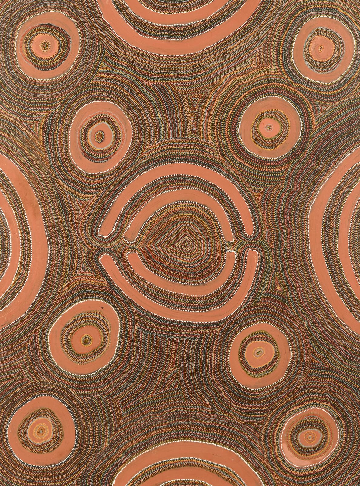 Joy Jones Kngwarreye | Woman's fertility ceremony in large cave near ...