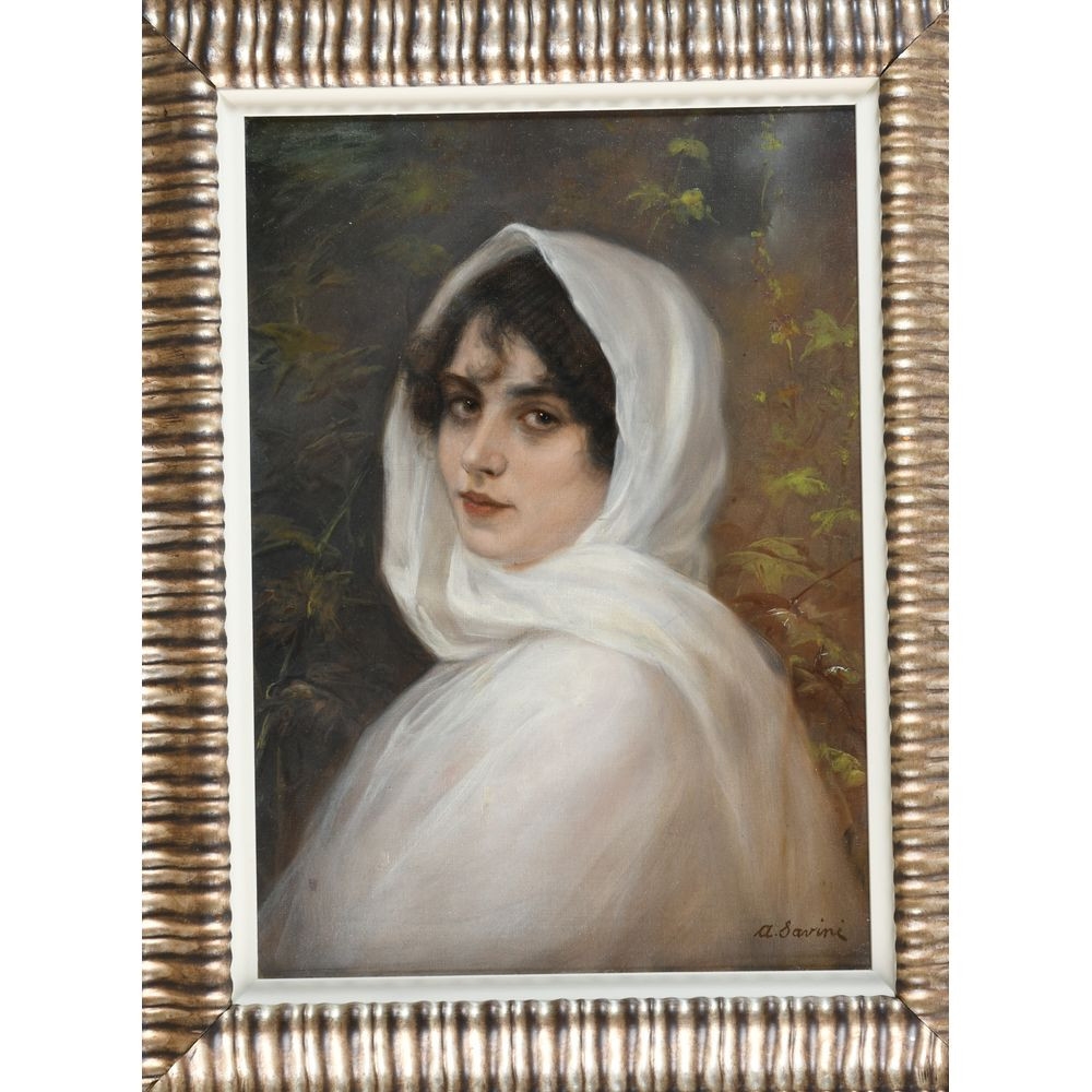 Alfonso Savini | Portrait d’une élégante | MutualArt