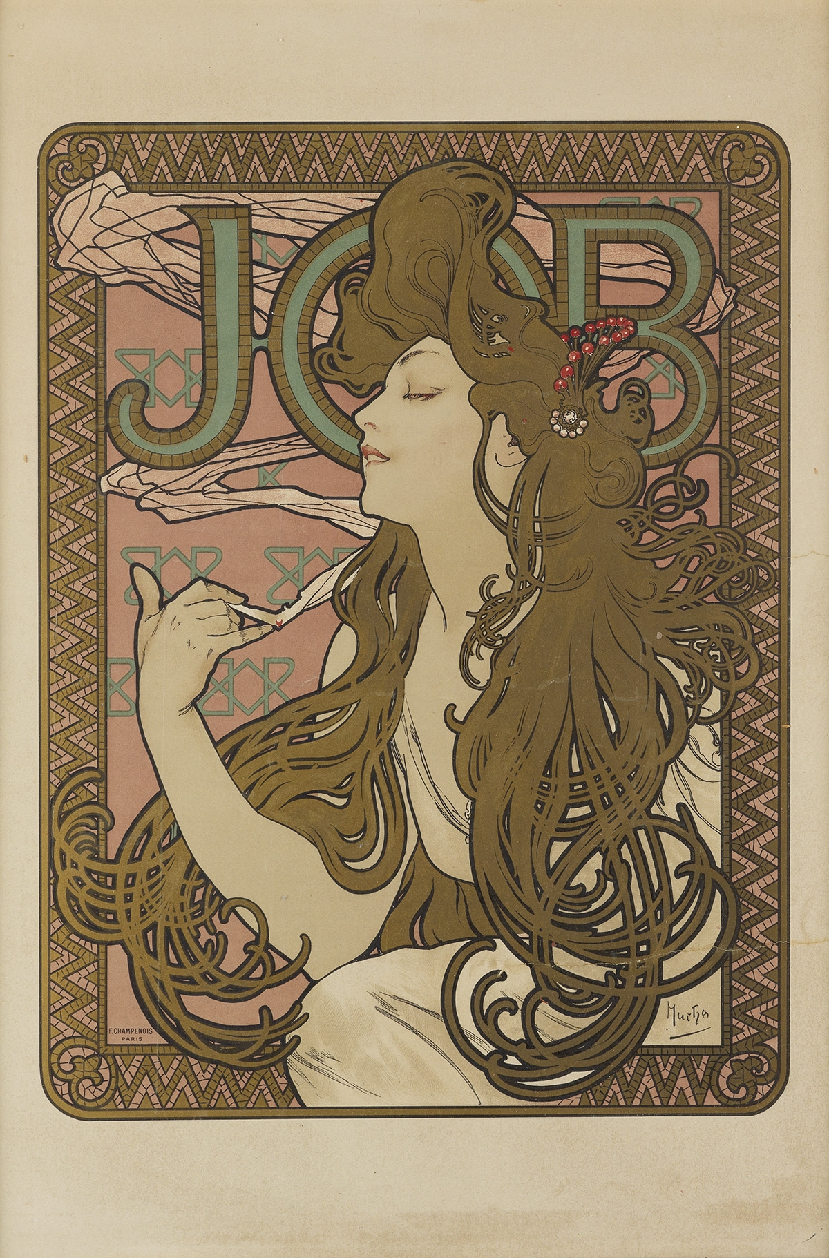 Alphonse Mucha | job - cigarette papers (academy editions a6) | MutualArt