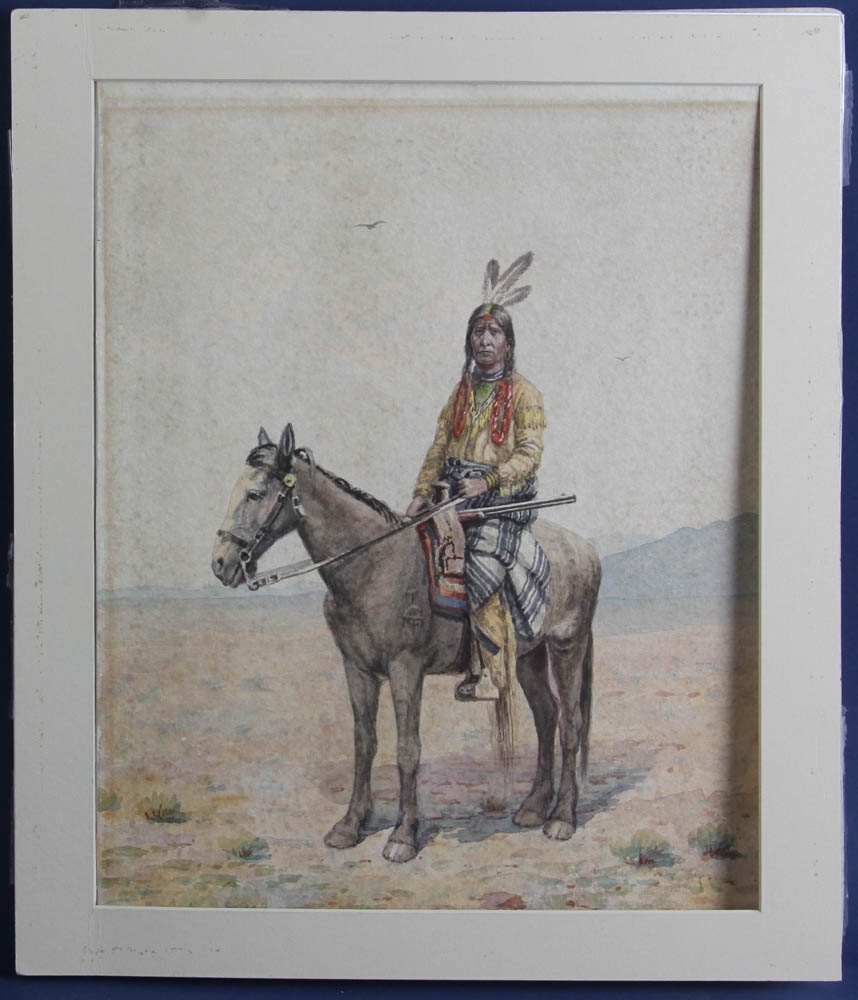 Frederic Remington | Comanche Brave (1890) | MutualArt