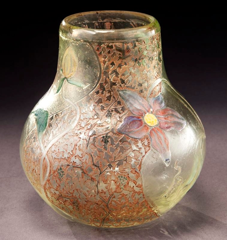 Emile Gallé | Important Galle glass vase | MutualArt