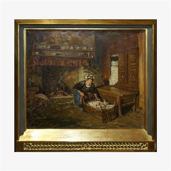 Arthur Midy | Maternité, intérieur breton | MutualArt
