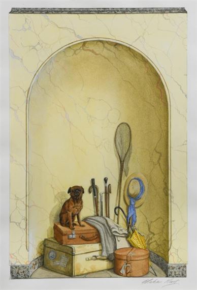 Graham Rust | The Lobby Alcove with Oscar | MutualArt