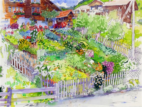 Samuel Buri | Bauerngarten (1984) | MutualArt