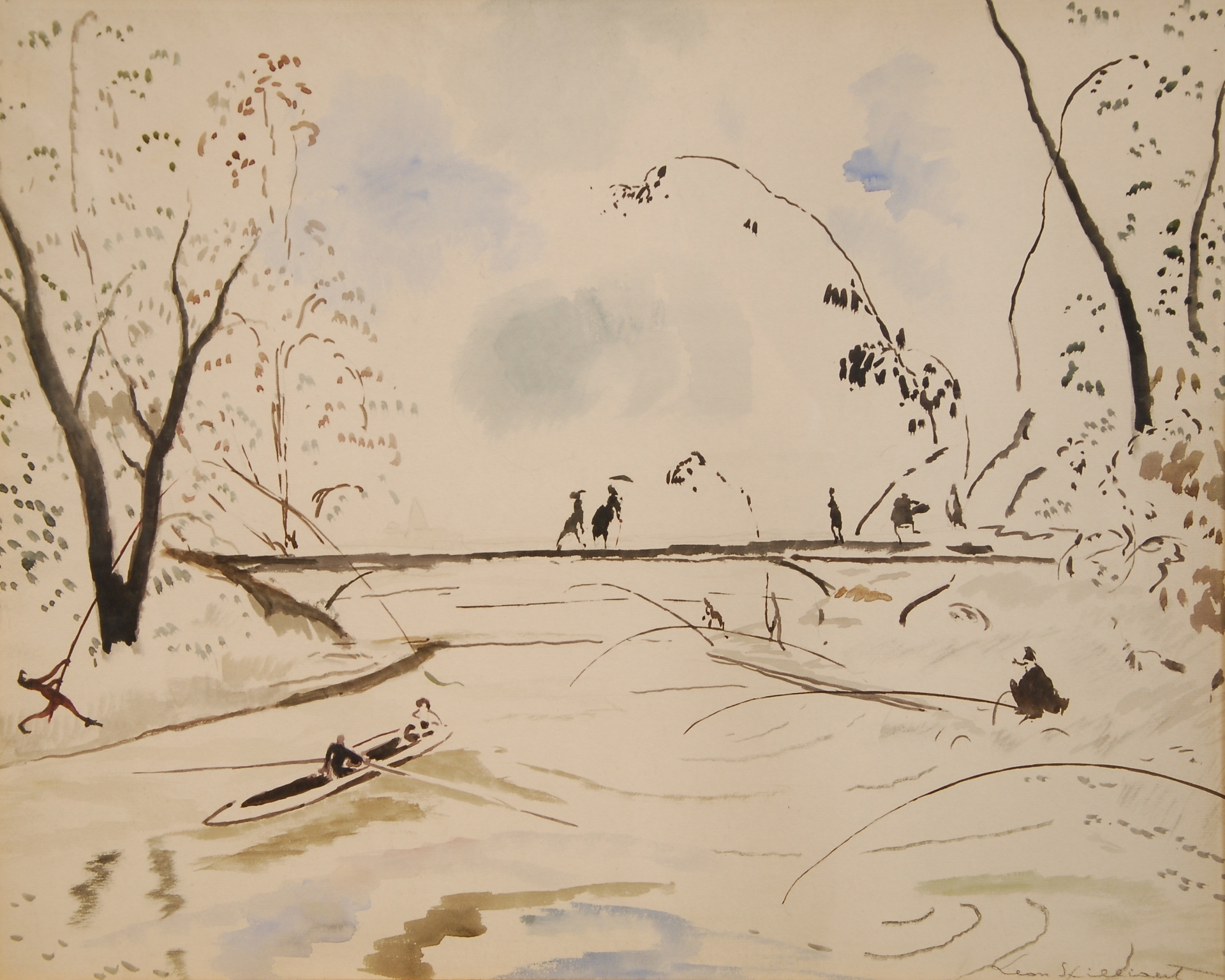 Léon Spilliaert | Beach Scene (1920) | MutualArt