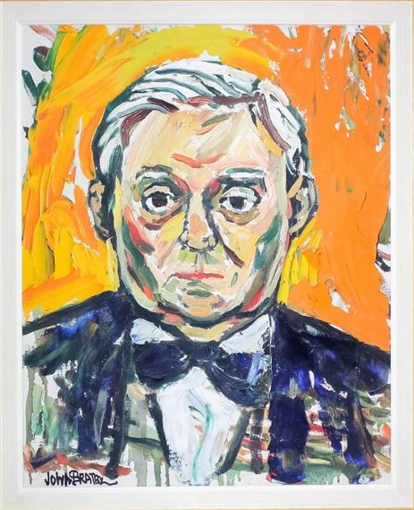 John Randall Bratby | Portrait of Lord Boothby | MutualArt