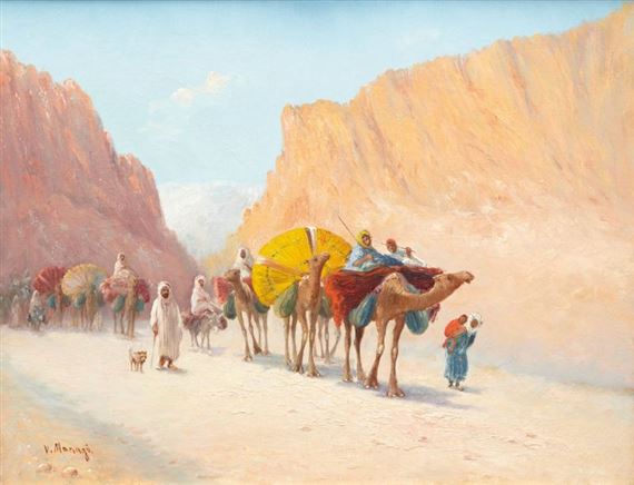 Vincent Manago | La Caravane dans le Désert | MutualArt