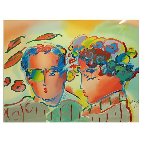 Peter Max | Zero in Love | MutualArt