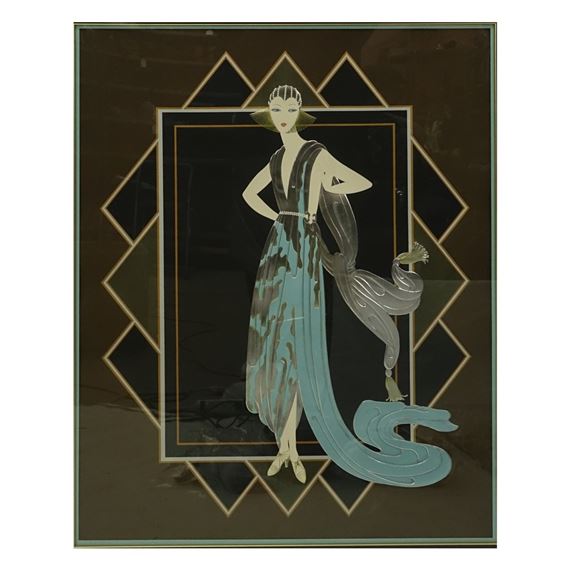 Erté | Elegant Lady | MutualArt