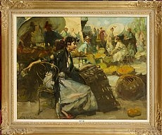 Richard Durando Togo | La marchande de paniers | MutualArt