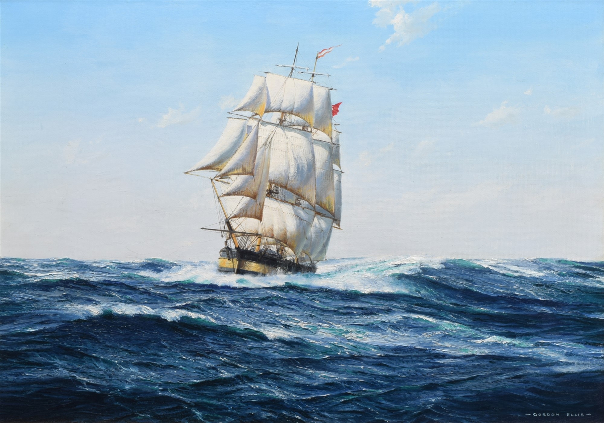 Gordon Ellis | The Liverpool Whaler Golden Lyon | MutualArt