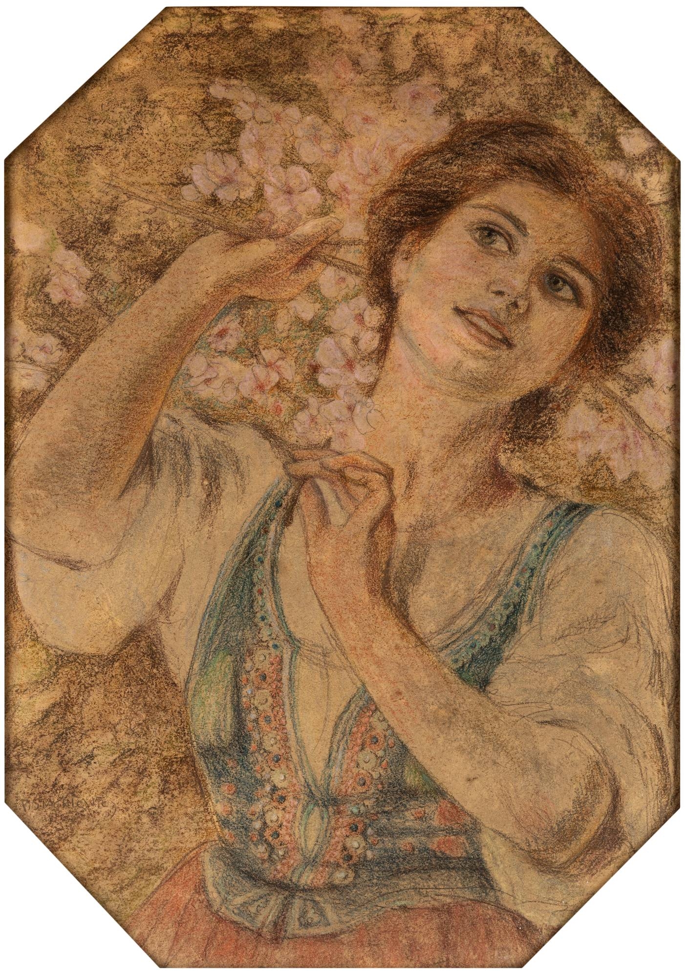 Piotr Stachiewicz | Portrait of a Krakowianka | MutualArt