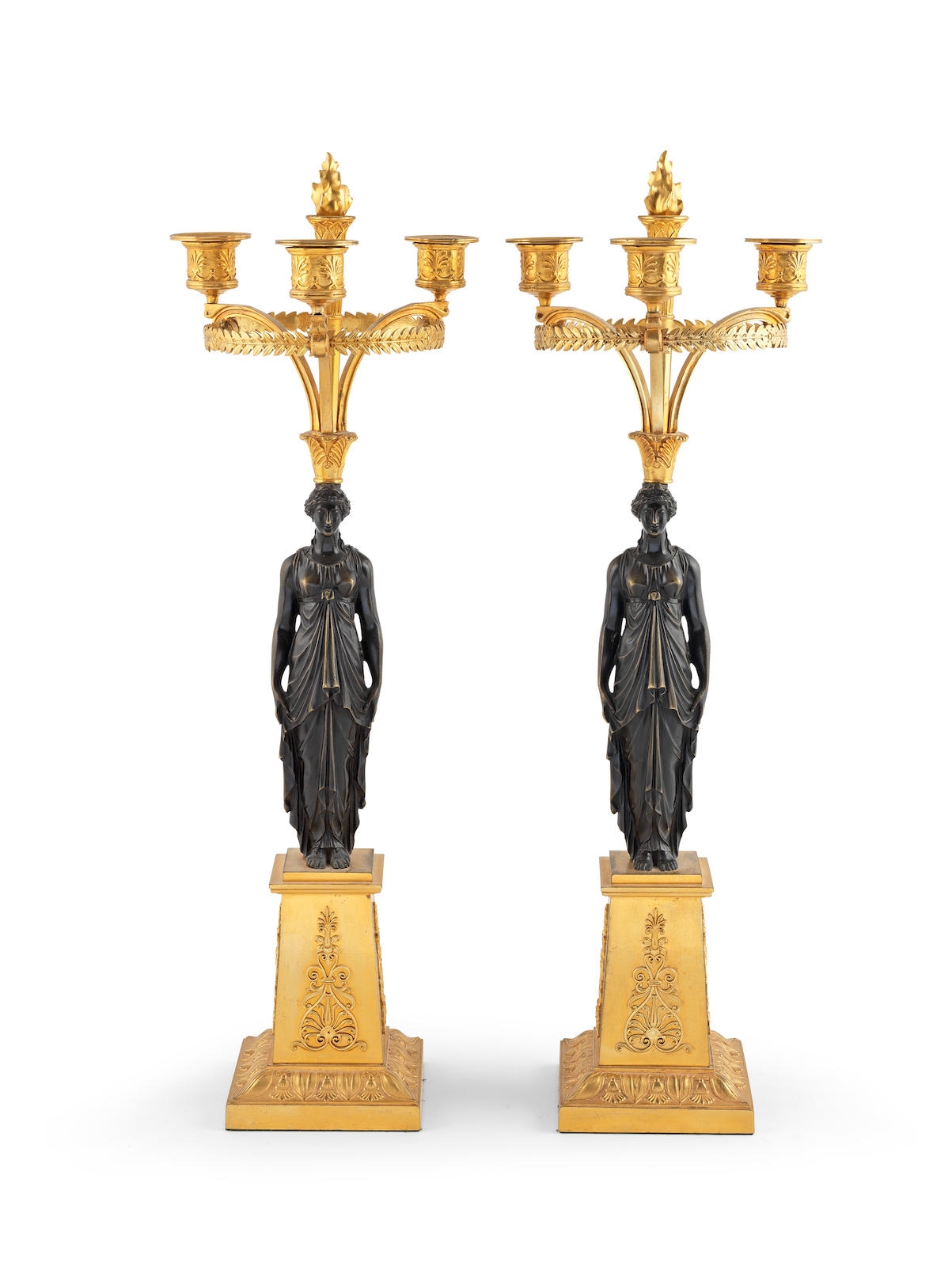 Pierre-Philippe Thomire | A pair of French 19th century gilt and ...