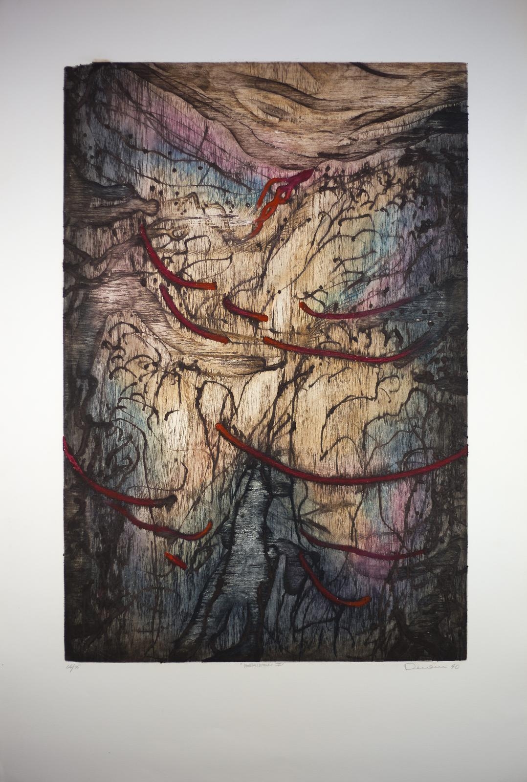 René Derouin | MÉRIDIEN I (1990) | MutualArt