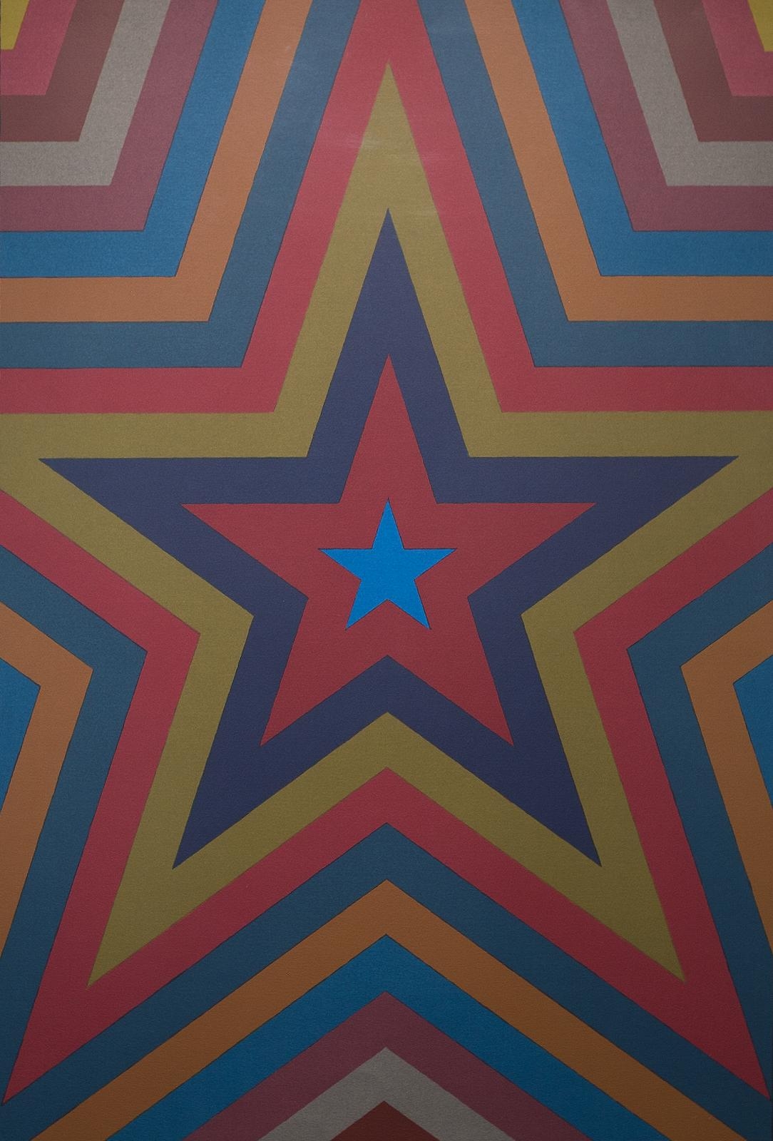Sol LeWitt | FIVE POINTED STAR WITH COLOR BANDS (1992) | MutualArt