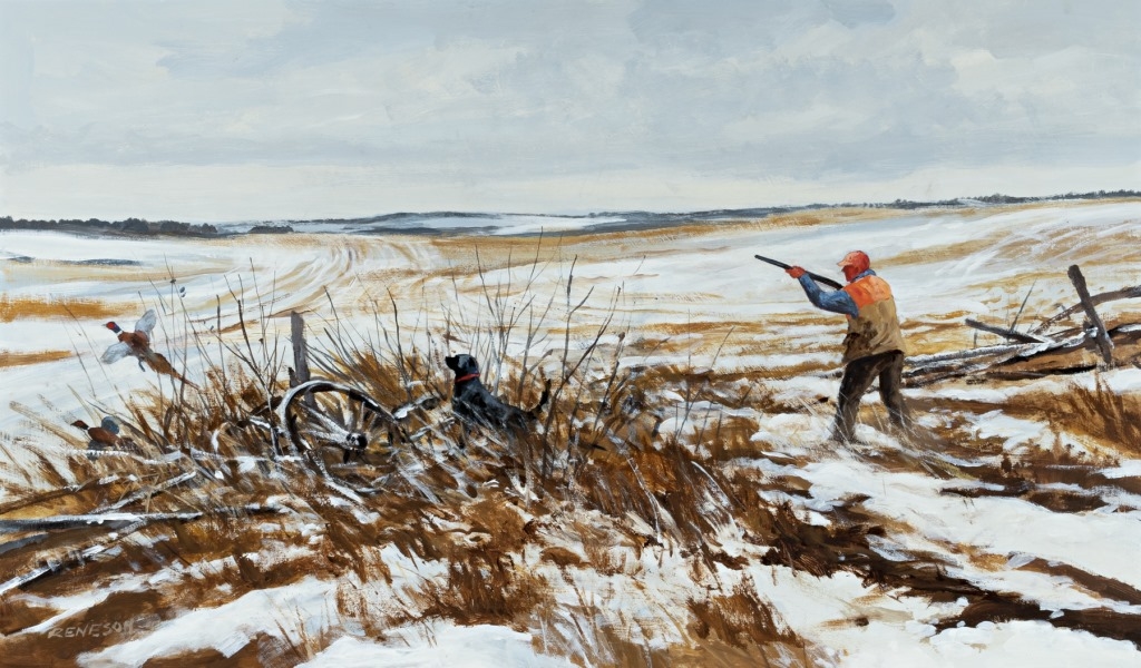 Chet Reneson | Wagon Wheel Pheasant | MutualArt