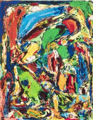 Jan Christensen | Untitled Composition (2018) | MutualArt