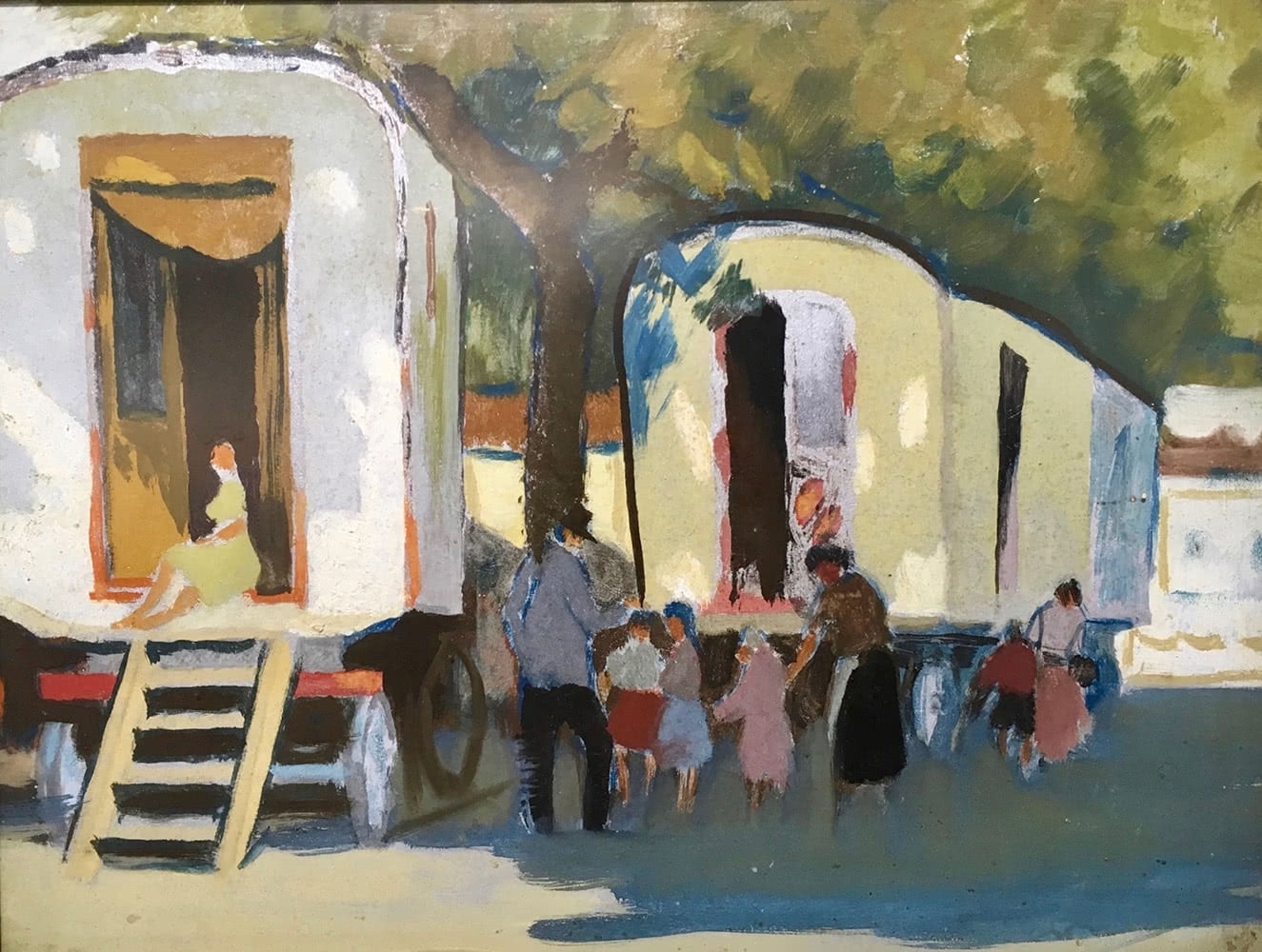 John Weeks | Gypsies at Home | MutualArt