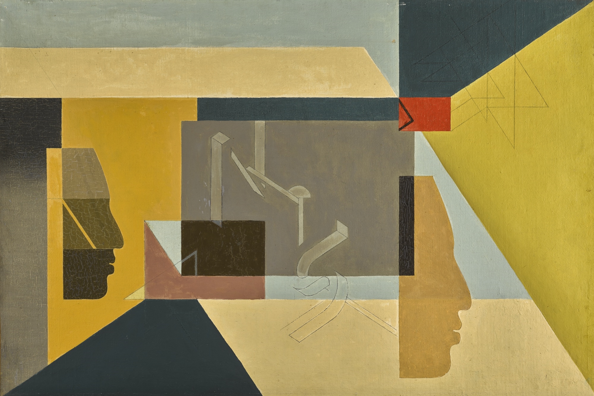 Amédée Ozenfant | Composition aux personnages (1930) | MutualArt