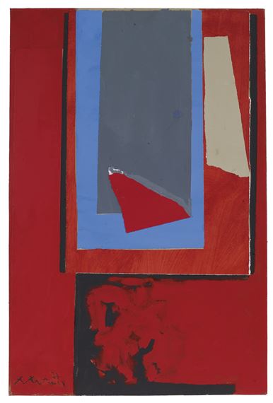 Robert Motherwell | The Red Garden Window (1977) | MutualArt