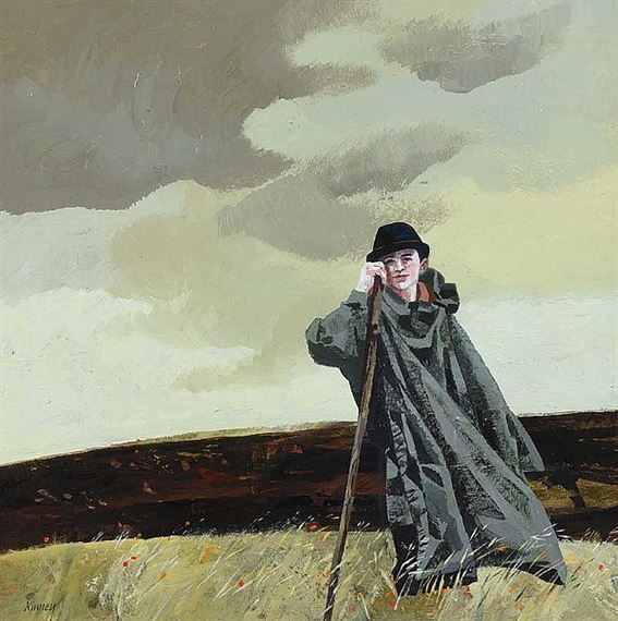 Desmond Kinney | BOY IN A LANDSCAPE | MutualArt