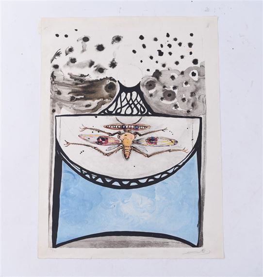 Salvador Dalí | Face with insect | MutualArt