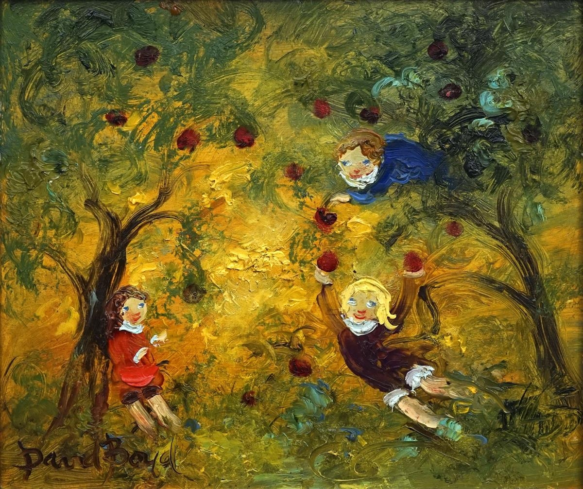 David Boyd | Picking Apples | MutualArt