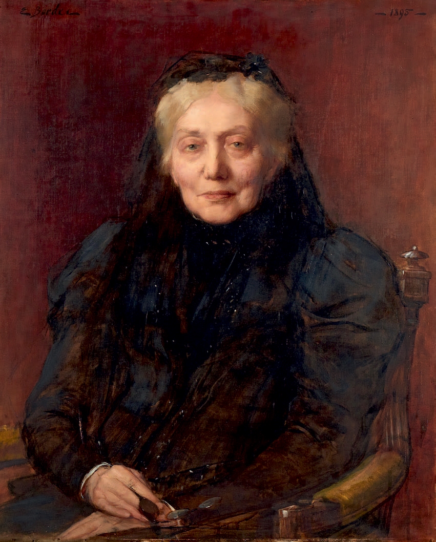 Ernest Bordes | Portrait de Madame Cambon, née Virginie (1895) | MutualArt