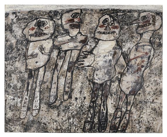 Jean Dubuffet | Pommettes Rouges (1958) | MutualArt