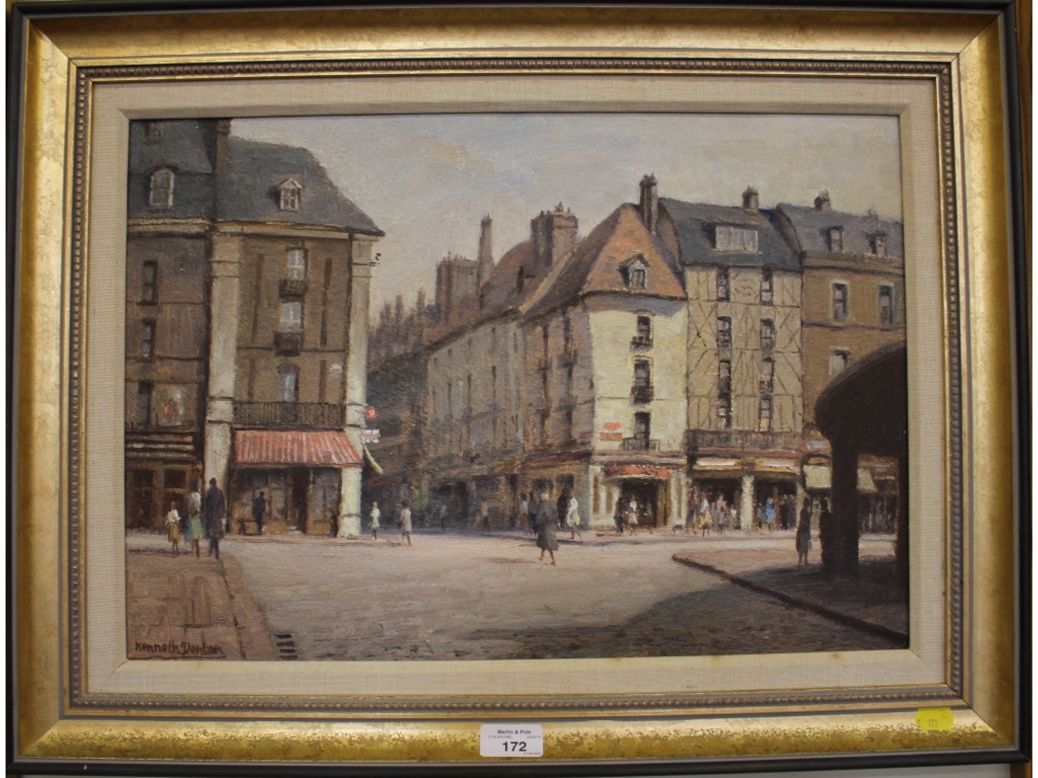 Kenneth Denton | Street Corner Dieppe | MutualArt