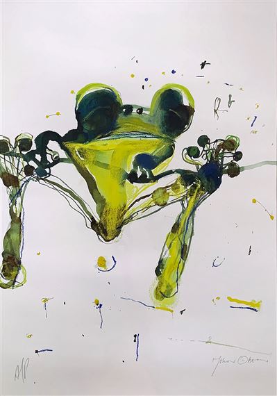 John Olsen | Leaping Frog | MutualArt
