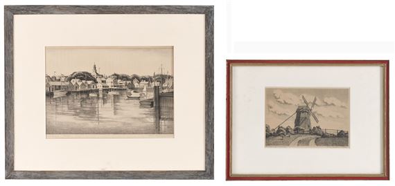 Ruth H. Sutton | Pair of Nantucket lithographs | MutualArt