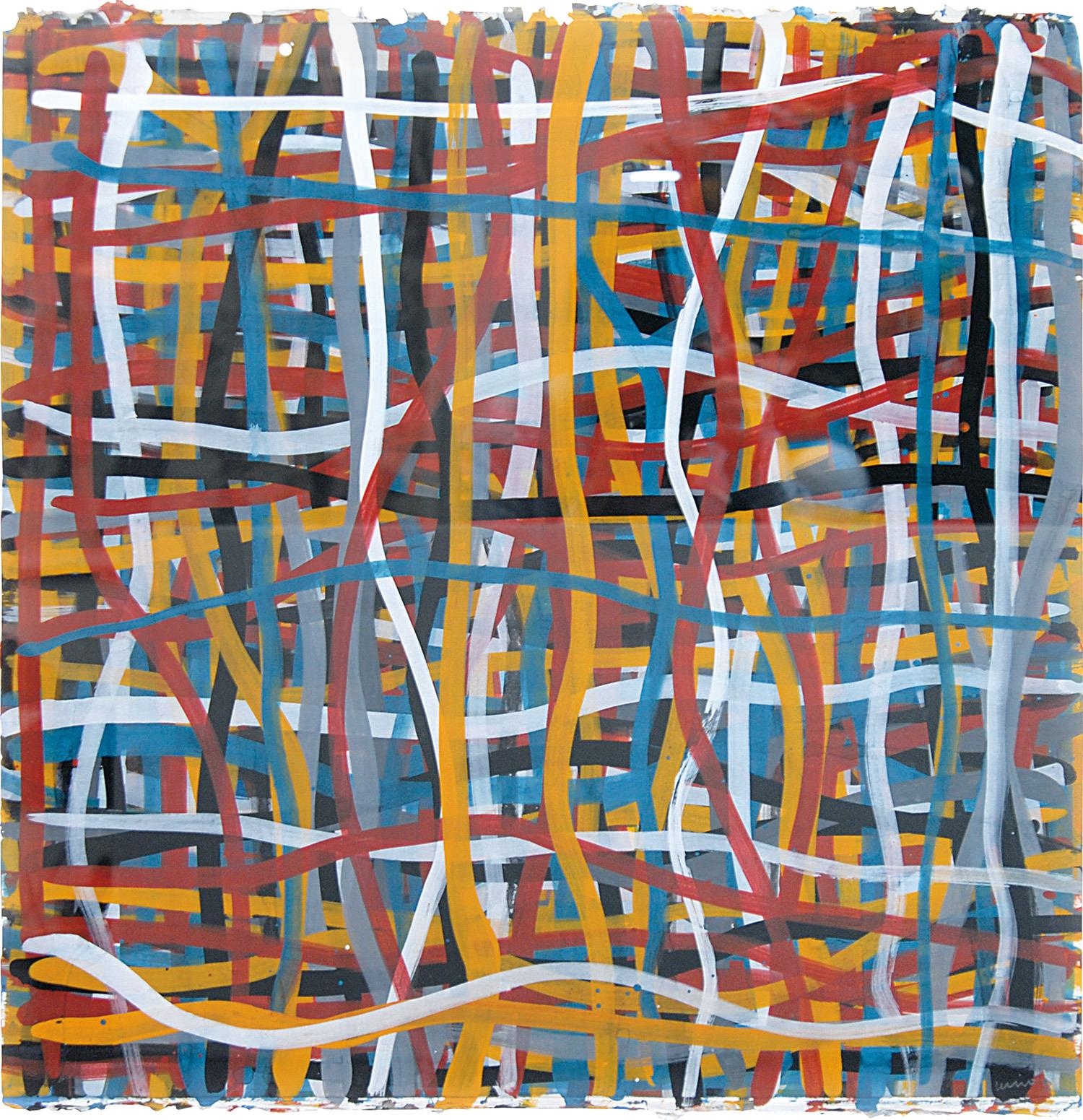 Sol LeWitt | Irregular Vertical and Horizontal Bands of Color ...