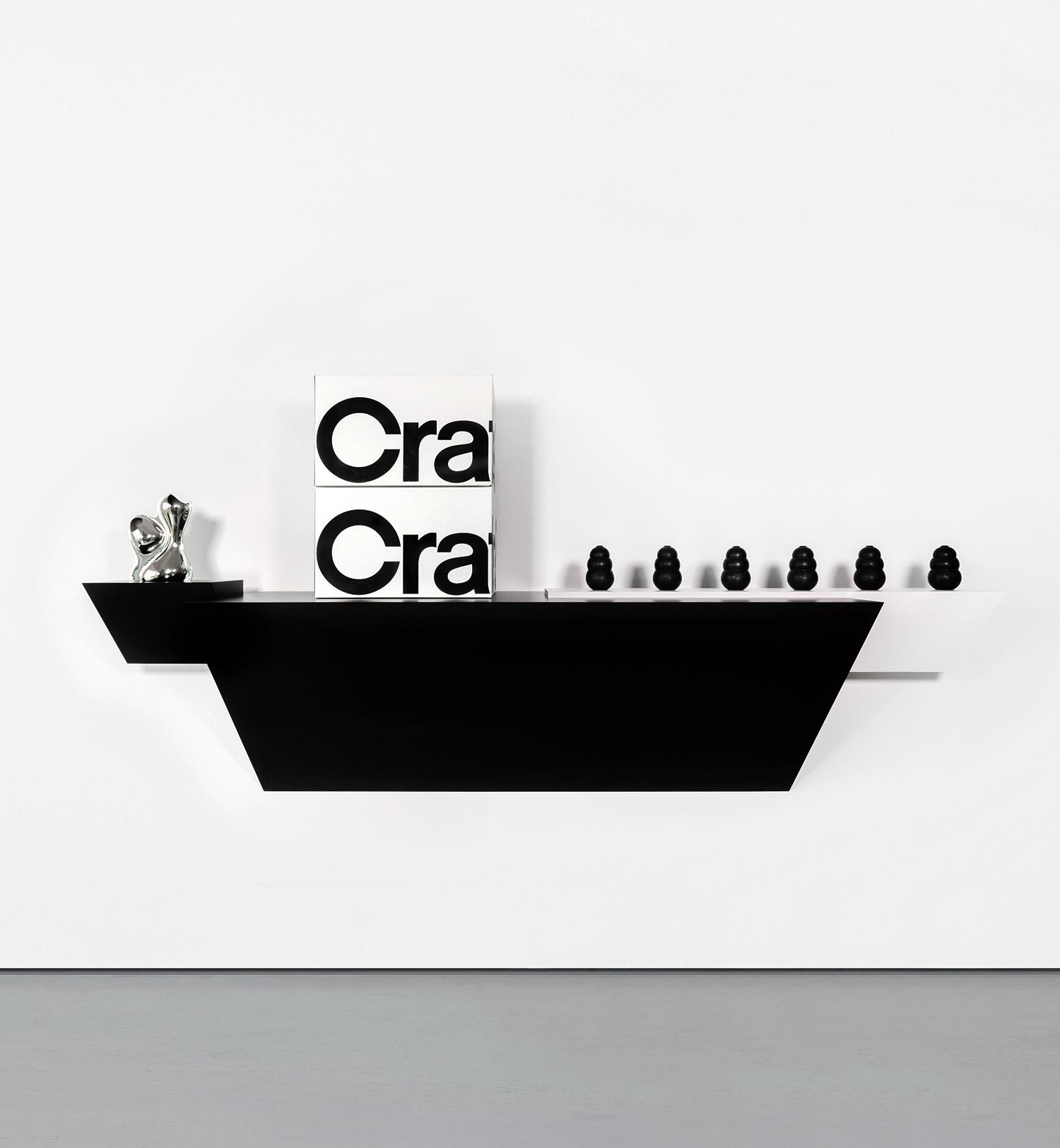 Haim Steinbach | crate & barrel 2 (2008) | MutualArt