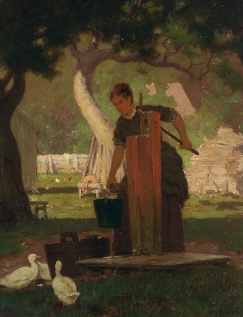 William Magrath | Fetching Water | MutualArt