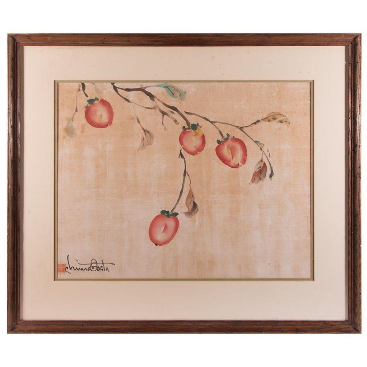 Chiura Obata | Persimmons | MutualArt