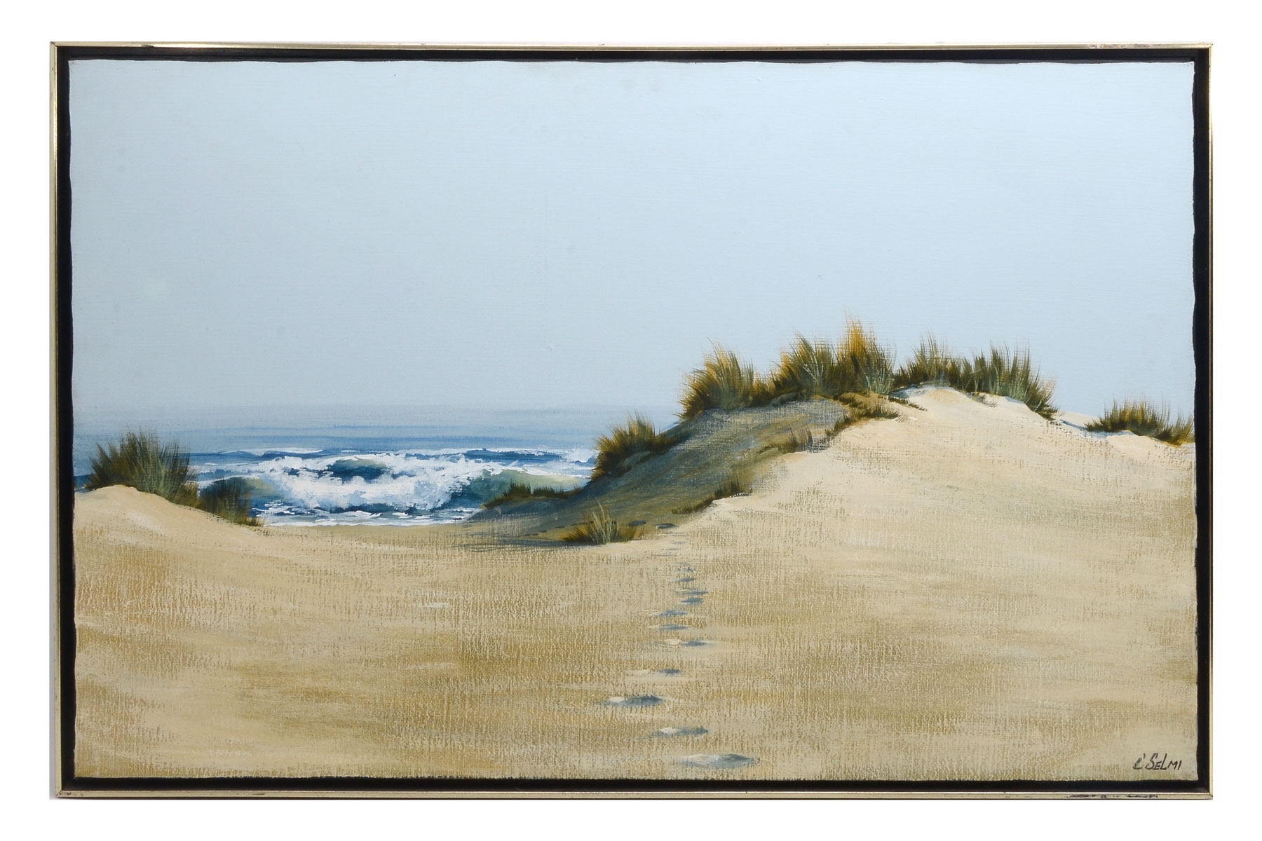 Charles R. Selmi | Beach Scene with Dunes | MutualArt
