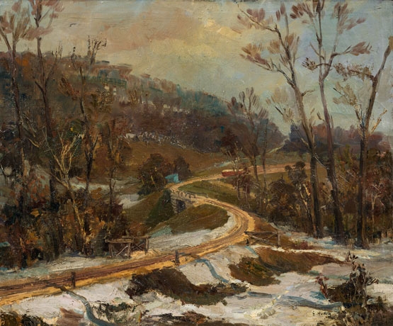 Ernst Huber | Landscape, Semmering | MutualArt