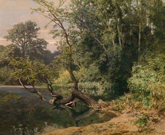 Leopold Rothaug | River Landscape (1930) | MutualArt