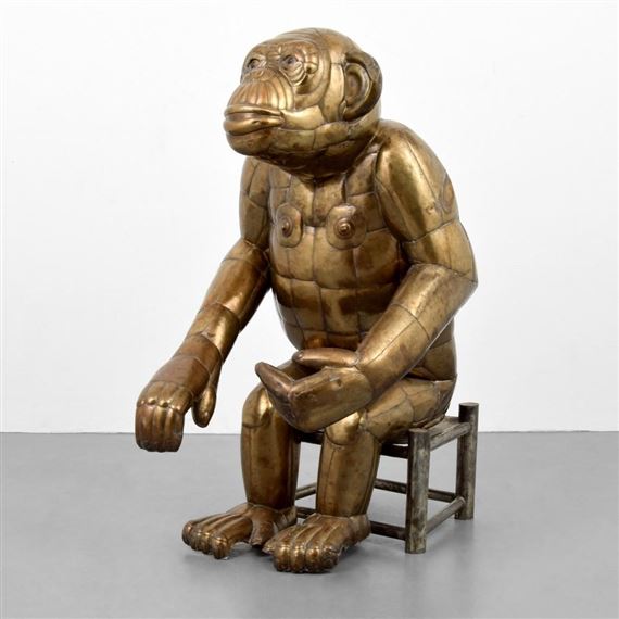 Sergio Bustamante | MONKEY SCULPTURE | MutualArt