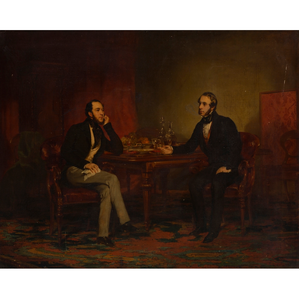British School, 19th Century | A Conversation Piece (Circa 1840 ...