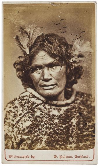 Elizabeth Pulman | Portrait of an unknown Māori woman (1871 - 1882 ...