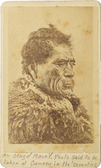 Tait Bros | Portrait of an Otago Māori Man (1870s) | MutualArt