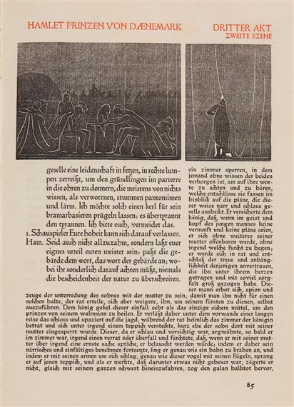 Edward Henry Gordon Craig | Hamlet. Die tragische Geschichte von Hamlet ...