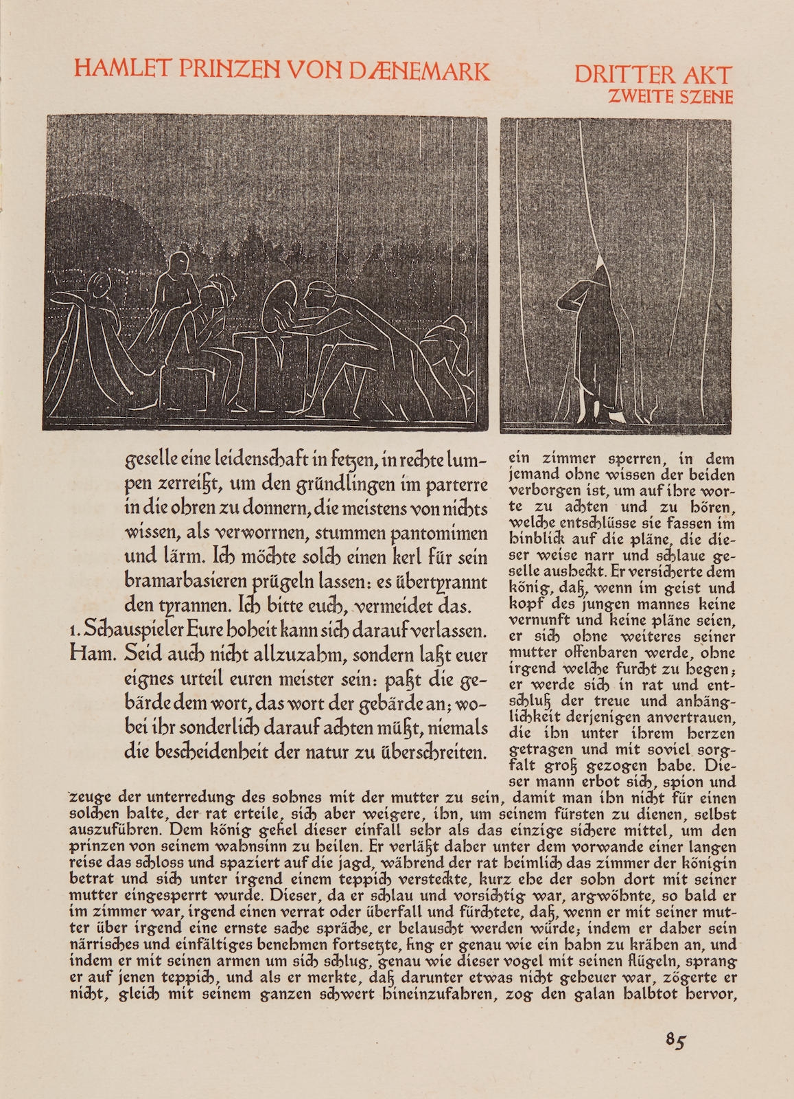Edward Henry Gordon Craig | Hamlet. Die tragische Geschichte von Hamlet ...