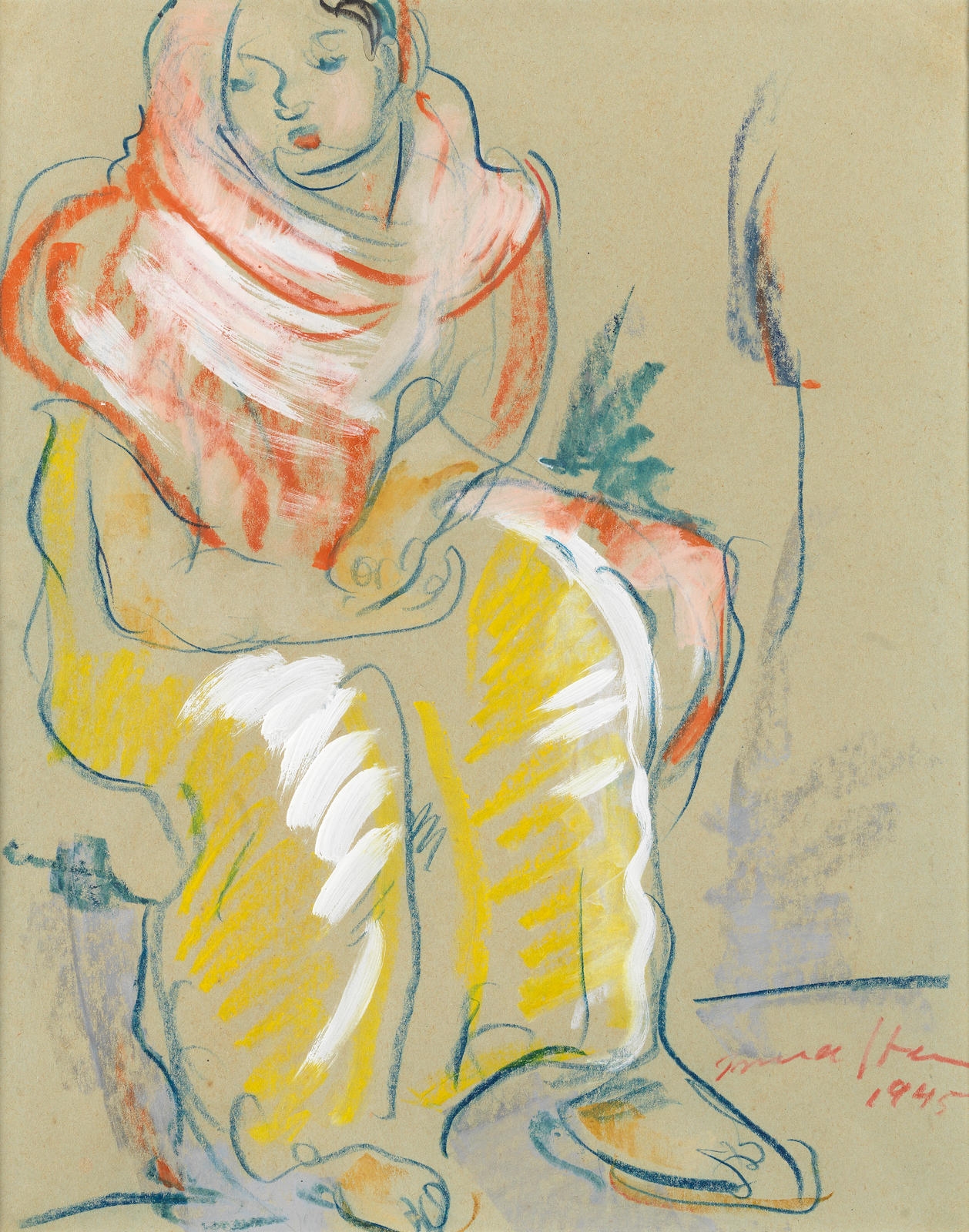 Irma Stern | Girl with Jug | MutualArt