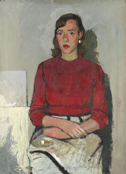 Christopher Chamberlain | Heather in Red Top | MutualArt